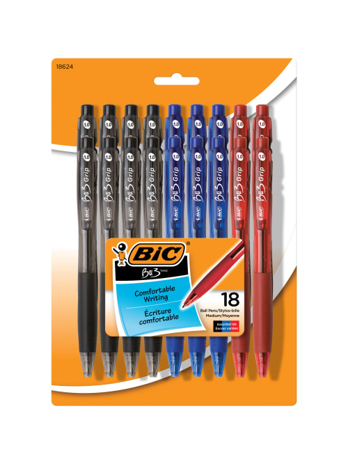 bic grip pens