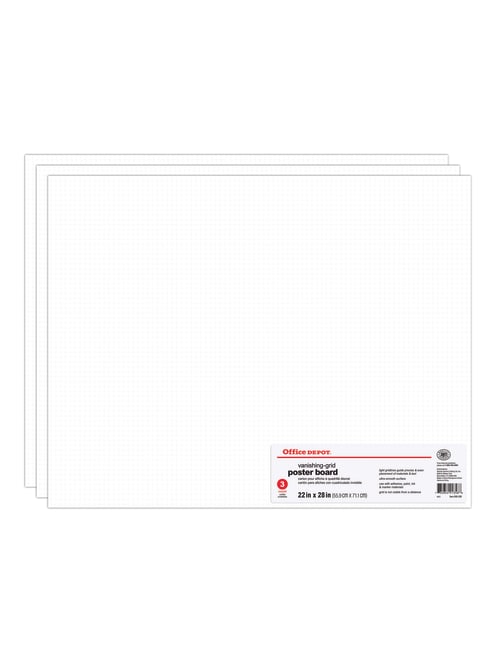 blank poster board