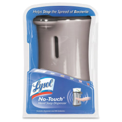 Lysol No Touch Soap Dispenser Stainless Steel Office Depot