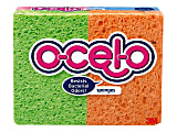 ocelo Cellulose Sponges Assorted Colors Pack Of 4 - Office Depot