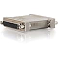 C2G DB25 FF Null Modem Adapter 1 x DB 25 Female 1 x DB 25 Female Beige - Office Depot