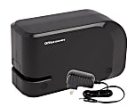 Office Depot Brand Half Strip Compact Electric Stapler 5 x 2 Black ...