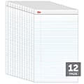 Office Depot Brand Writing Pads 8 12 x 14 LegalWide Ruled 50 Sheets ...