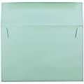 JAM Paper Booklet Invitation Envelopes A8 Gummed Seal Aqua Blue Pack Of ...