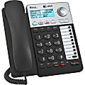 AT T ML17929 2 Line Corded Phone with Caller IDCall Waiting Black ...