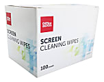 Office Depot Brand Screen Individually Wrapped Cleaning Wipes Box Of ...