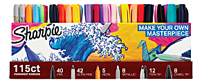 Sharpie Ultimate Pack Assorted Colored Pack Of 115 - Office Depot