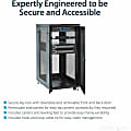 StarTech.com Server Rack Cabinet 24U 31in Deep Enclosure Network Cabinet Rack Enclosure Server ...
