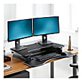 VariDesk ProPlus Manual Standing Desk Riser 36 W x 41 34 D Black ...