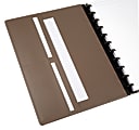 TUL Discbound Notebook With Pebbled Leather Cover Junior Size Narrow ...