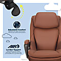 Serta Smart Layers Arlington AIR Ergonomic Bonded Leather High Back ...
