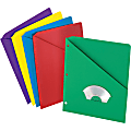 Pendaflex Slash Pocket Project Folders with Holder for CDsDVDs 11 x 8 12 Assorted Colors Pack Of ...