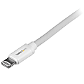 StarTech.com 2m 6ft Long White Apple 8 pin Lightning Connector to USB ...