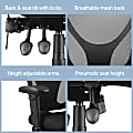 Realspace MFTC 200 Ergonomic Mesh Mid Back Task Office Chair Black ...