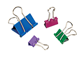 Office Depot Brand Binder Clip Combo Pack Assorted Sizes Assorted ...