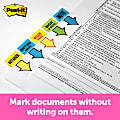 Post it Notes Sign Here Printed Flags 1 x 1 710 Yellow 50 Flags Per Pad ...