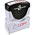 AccuStamp2 Copy Stamp Shutter Pre Inked Two Color Copy Stamp 12 x 1 58 ...