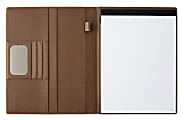 TUL Vegan Leather Padfolio Letter Size Brown - Office Depot