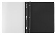 Office Depot Brand Clear Front Report Covers Black Pack Of 10 - Office ...