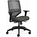 HON Solve Fabric Mid Back Task Chair ReActiv Back InkBlack - Office Depot