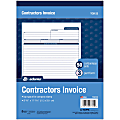 Adams Carbonless Contractors Invoices 3 Part 50 Sets - Office Depot