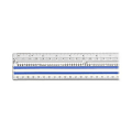 Westcott 15 Magnifying Ruler Clear Plastic - Office Depot