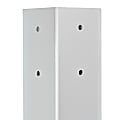 Mail Boss In Ground Mailbox Post 46 H x 4 W x 4 D White - Office Depot