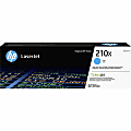 HP 210X Cyan High Yield Toner Cartridge W2101X - Office Depot