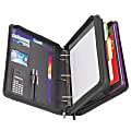 Samsonite Vinyl 3 Ring Padfolio With Handles And Shoulder Strap 14 H x ...