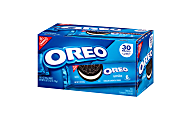 Nabisco Single Serve Oreo Cookies 2 Oz Pack Of 30 - Office Depot