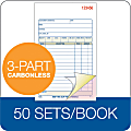 Adams Carbonless 3 part Sales Order Books 50 Sheets 3 Part Carbonless ...