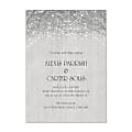 Custom Wedding Event Invitations With Envelopes Wooden Sparkle 5 x 7 ...
