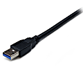 StarTech.com 6 ft Black SuperSpeed USB 3.0 5Gbps Extension Cable A to A MF Extend your USB 3.0 ...