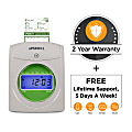 uPunch Electronic Non Calculating Time Clock 11.25 H x 7 W x 10.25 D ...