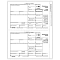 ComplyRight 1099 MISC Tax Forms Laser Cut Recipient Copies B And 2 8 12 ...