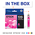 Epson 125 DuraBrite Ultra Magenta Ink Cartridge T125320 - Office Depot