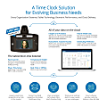 uAttend Touch Free Facial Recognition Time Clock With Temperature ...