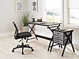 X cross desk office depot store
