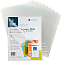 Business Source File Folder Letter Transparent 00606BX - Office Depot