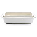 Crock Pot Artisan Rectangular Stoneware Bake Pan Set Cream - Office Depot