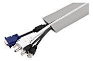 Ativa Cable Management Tube Gray - Office Depot