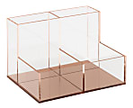 Realspace Rose Gold Acrylic 4 Compartment Desk Caddy - Office Depot