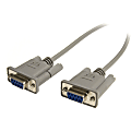 StarTech.com Cross Wired DB9 Serial Null Modem Cable FF SerialNull Modem Cable 1x DB 9 1x D ...