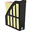 Storex Value Line Recycled Magazine File Black Plastic 1 Each - Office ...