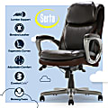 Serta Smart Layers Arlington AIR Ergonomic Bonded Leather High Back ...