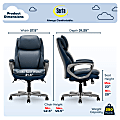 Serta Smart Layers Arlington AIR Ergonomic Bonded Leather High Back ...