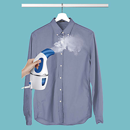 Conair CompleteSteam Travel Garment Steamer WhiteBlue - Office Depot