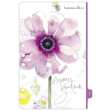 Day-Timer® Kathy Davis 2-Page-Per-Month Planner Refill, 5 1/2" x 8 1/2 ...