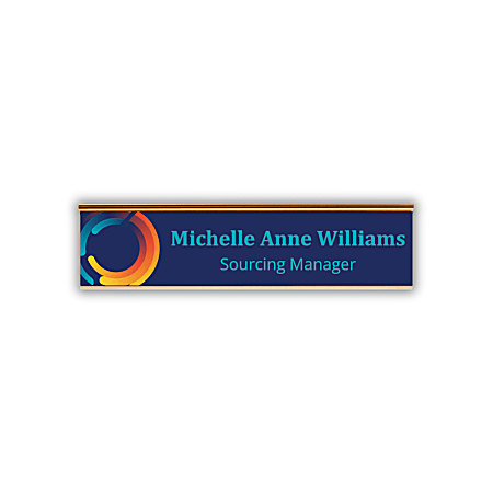 Custom Full Color Plastic Wall Signs With Slide in Metal Flush Wall ...