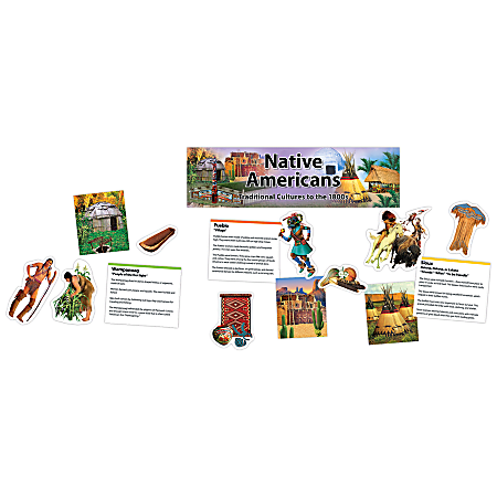 Creative Teaching Press Mini Bulletin Board Set Native Americans Grades ...